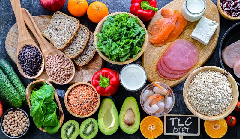 Foods Representing TLC Diet Stock Photo - Image of product, lifestyle ...