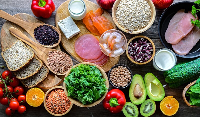 Foods Representing TLC Diet Stock Photo - Image of food, lettuce: 361555746