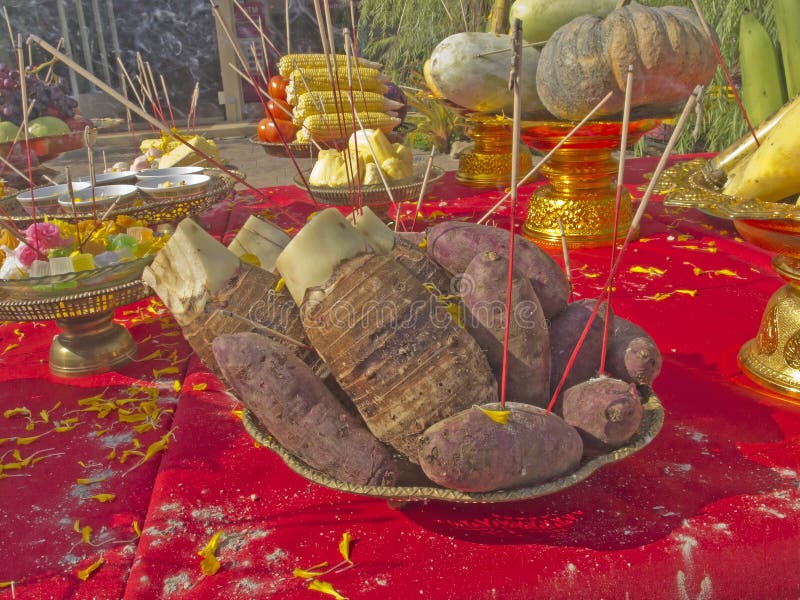 Foods for sacrifice stock photo. Image of food, dessert - 20107410