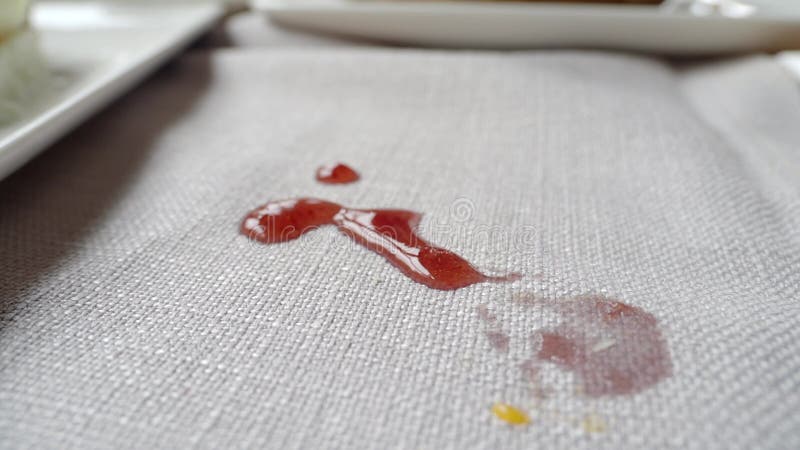 Foods Spilled Over the Breakfast Table. Stock Video - Video of tomato ...