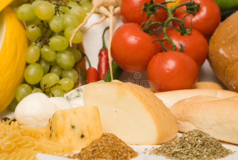 Foodstuff composition 2 stock photo. Image of lunch, healthy - 3038262