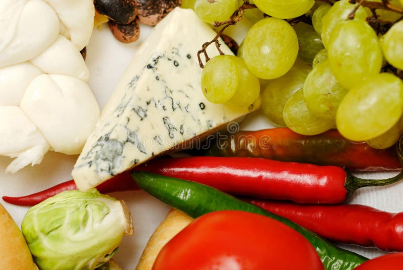 Foodstuff Composition with Vegetables 2 Stock Image - Image of dairy ...