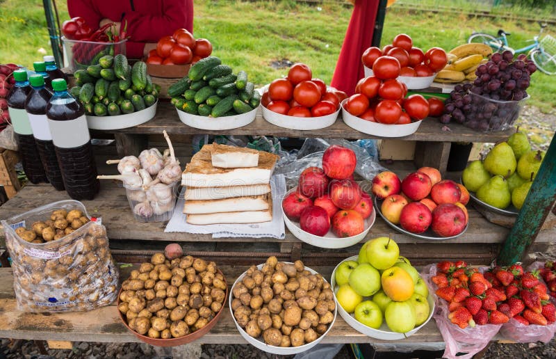 Foodstuffs at the market stock image. Image of food, vegetarian - 40615805