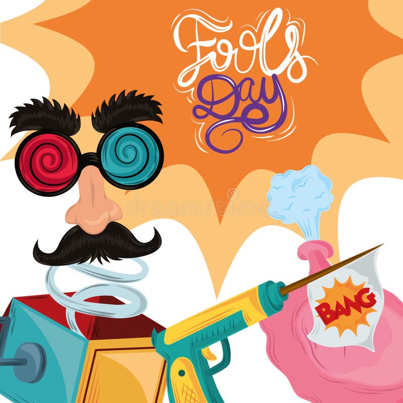 Fools day character stock vector. Illustration of entertainment - 214222937
