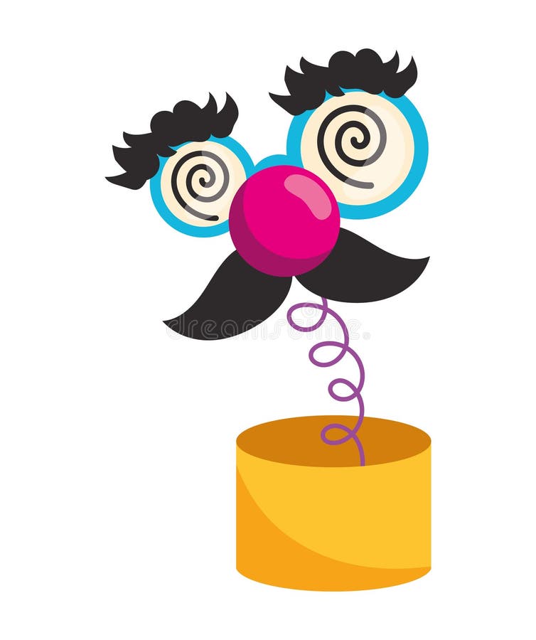 Fools day funny mask stock illustration. Illustration of humorous ...