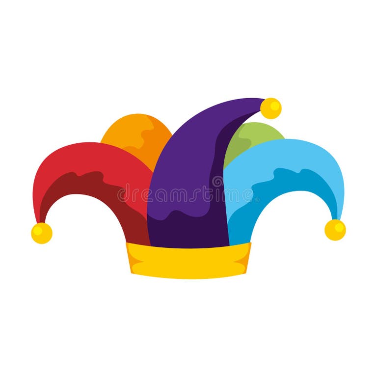 Fools day jester hat stock vector. Illustration of cartoon - 312154050
