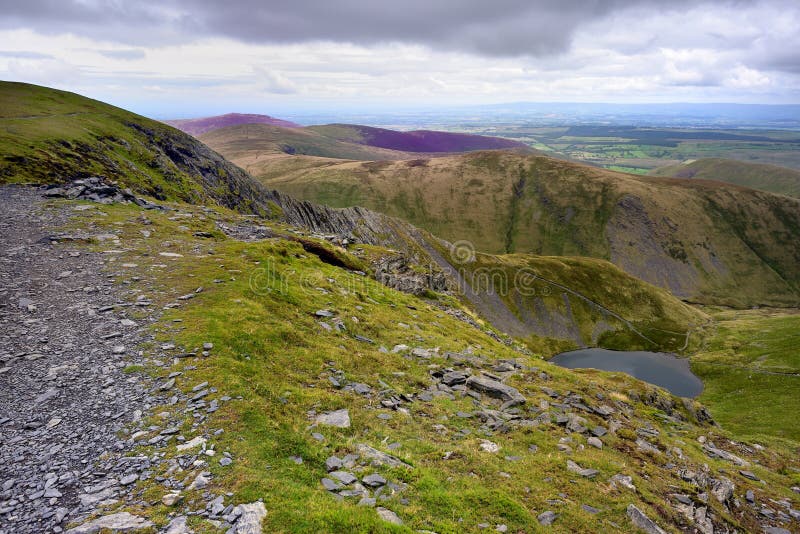 Scales Tarn from Blencathra Stock Image - Image of crags, district ...