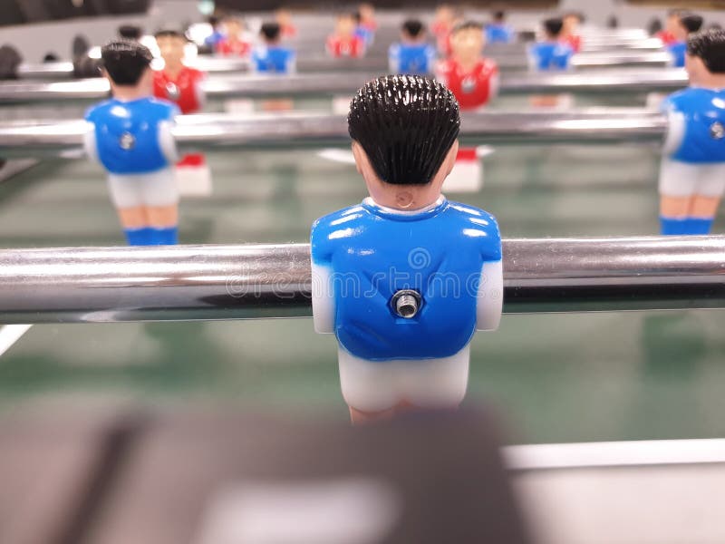 Foosball men stock image. Image of table, foosball, closeup - 225325403