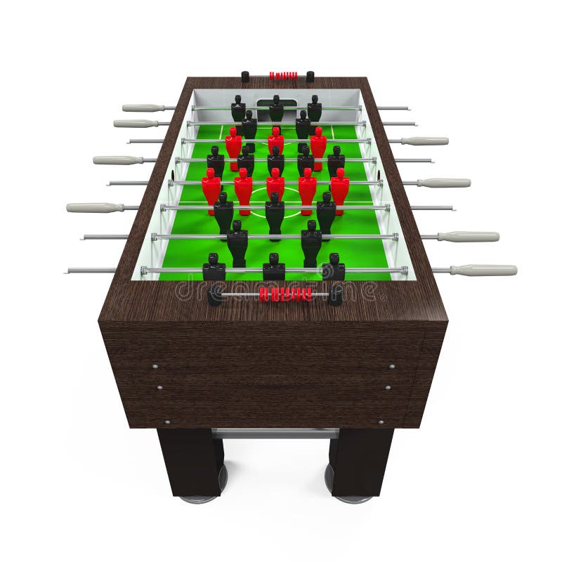 Foosball Soccer Table Game stock illustration. Illustration of gridiron ...