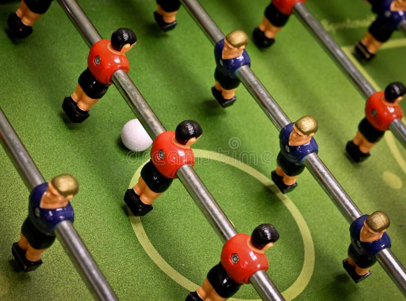 Foosball Table Play stock photo. Image of competition - 28222140