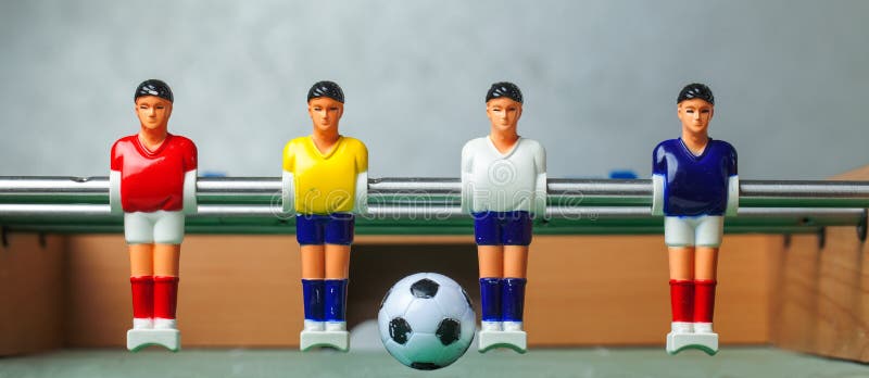 Foosball table players stock photo. Image of games, detail - 66264202