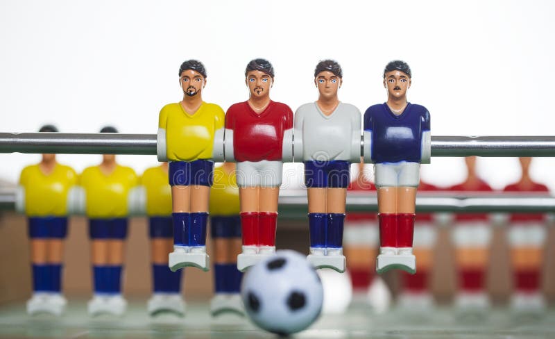 Foosball table players stock image. Image of play, player - 67573493