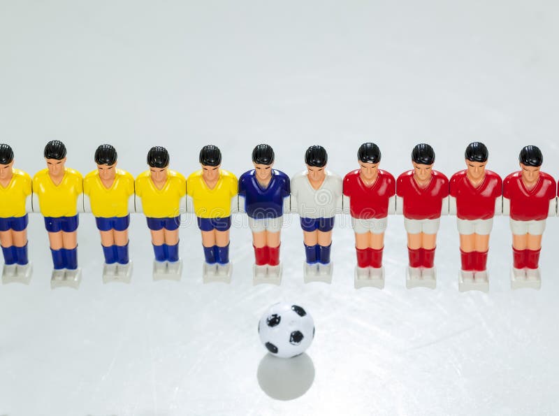 Foosball table players stock photo. Image of indoor, players - 78315936