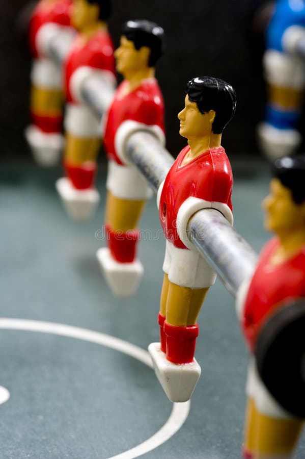 Foosball or Table Soccer Men Stock Photo - Image of table, nose: 6720882