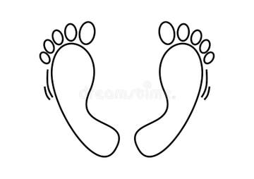 Simple Human Foot Stock Illustrations – 5,613 Simple Human Foot Stock ...