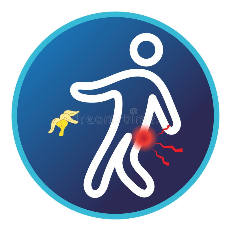 Injury of the Back Pain Icon, Concept Symptom of Back and Pelvic Injury ...