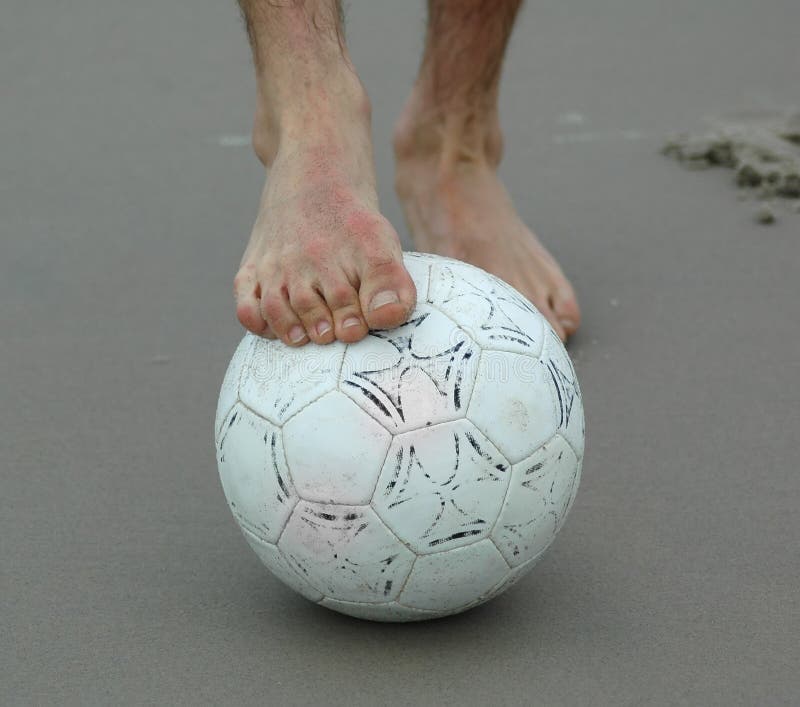 Foot above the soccer ball stock photo. Image of sports - 912608
