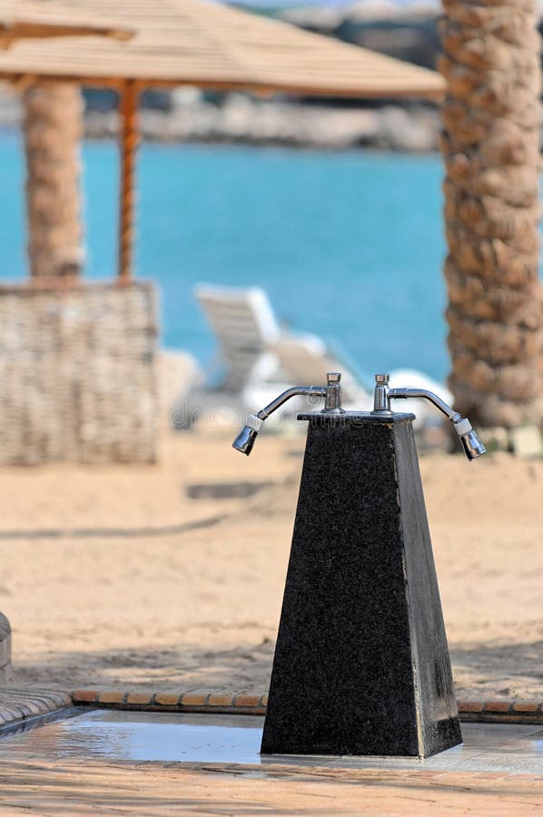 Foot Bath at Red Sea Resort Stock Image - Image of clean, pamper: 3648807
