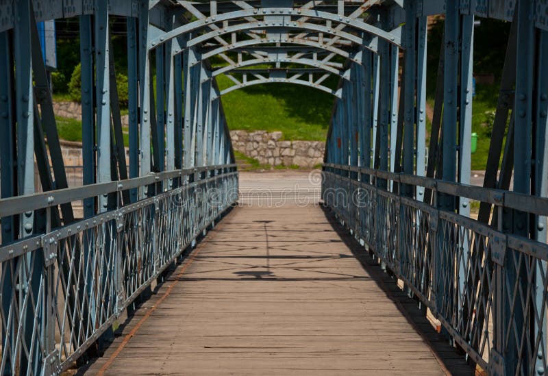 Foot bridge stock photo. Image of architecture, grey - 14420628