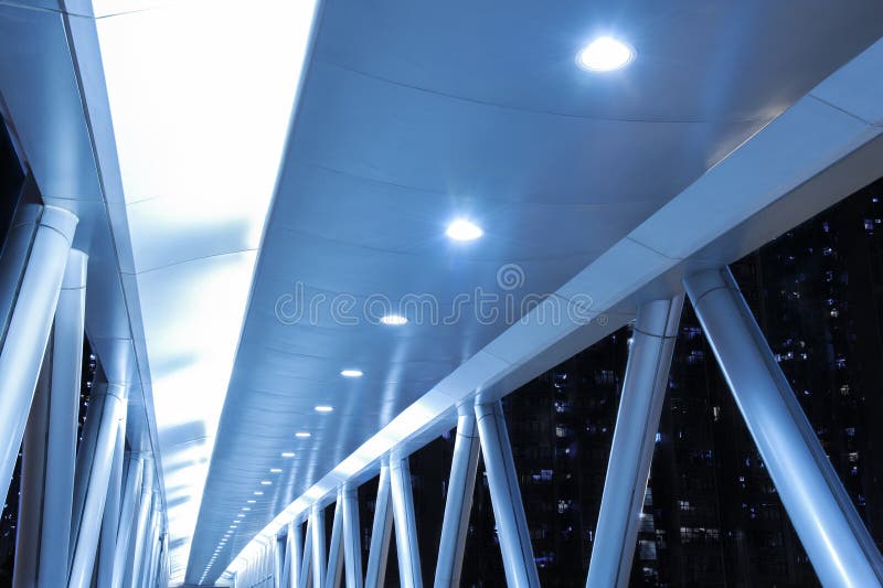Foot bridge stock image. Image of interior, electric - 35638301