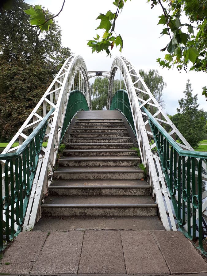 Bridge Stairs stock image. Image of metal, stairs, steps - 100277527