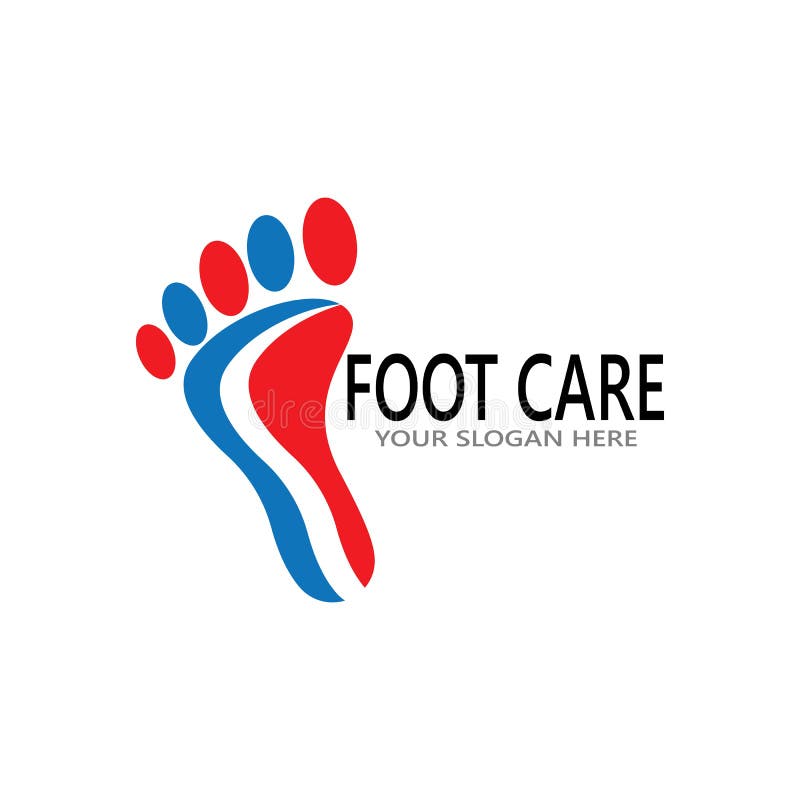Foot Care Health Icon and Symbol Vector Stock Vector - Illustration of ...