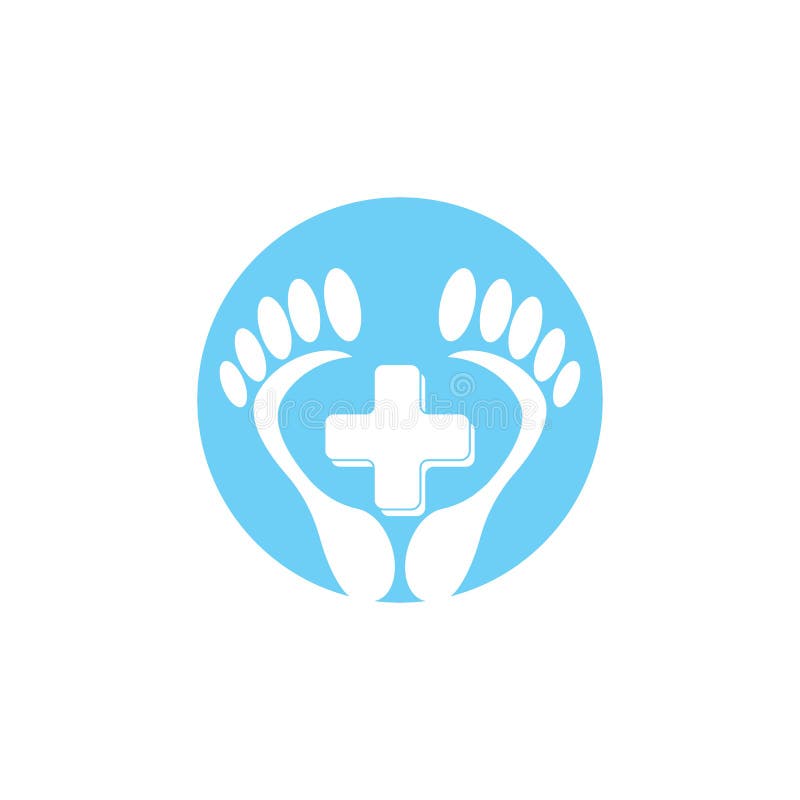 Foot Care Health Icon and Symbol Vector Stock Vector - Illustration of ...