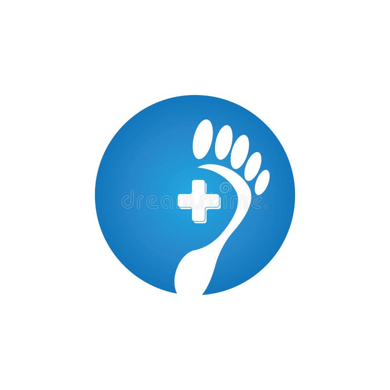 Foot Care Health Icon and Symbol Vector Stock Vector - Illustration of ...