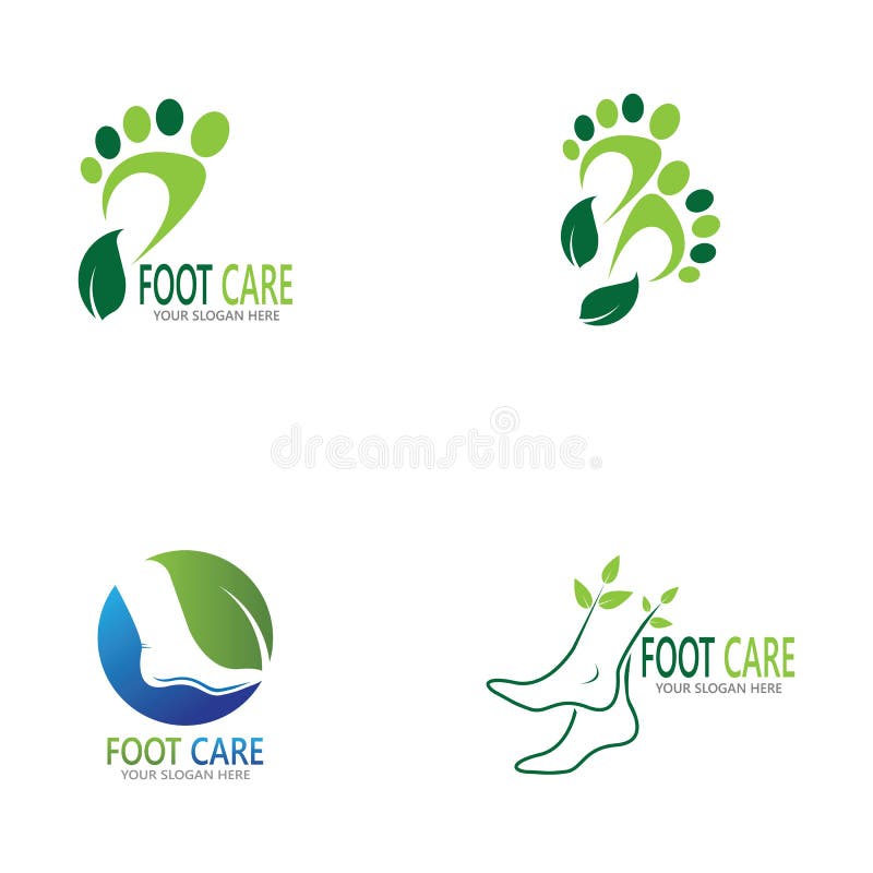 Foot Care Health Icon and Symbol Vector Stock Vector - Illustration of ...