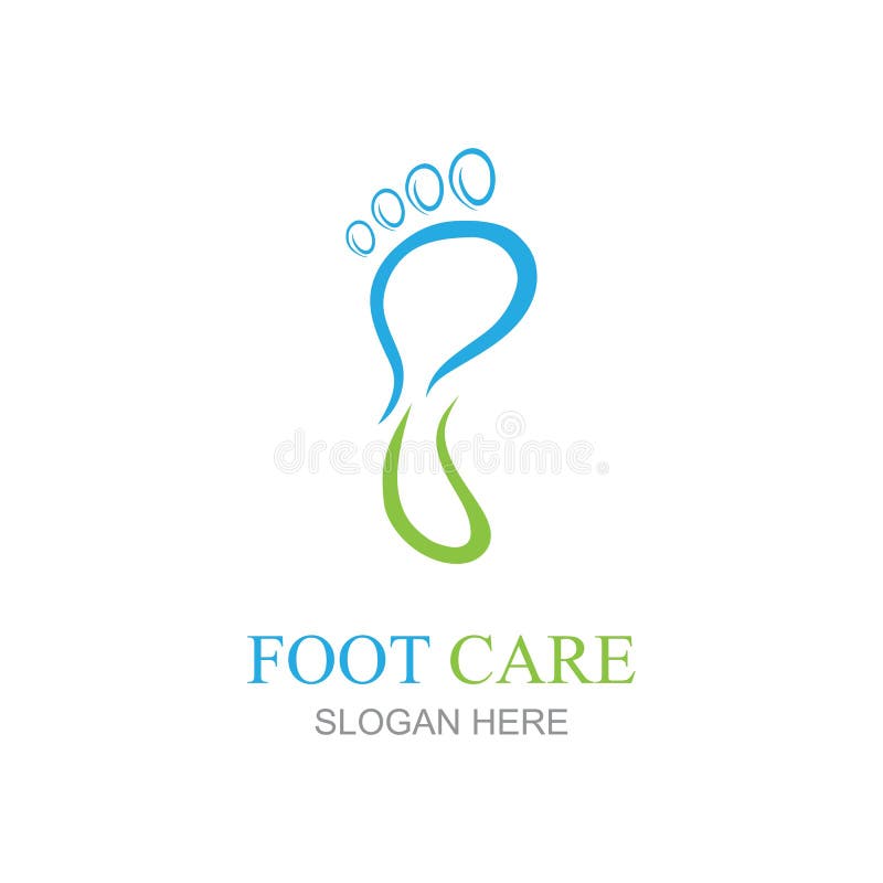 Foot Care Logo Design Concept Vector, Iconic Foot Logo Design Template ...