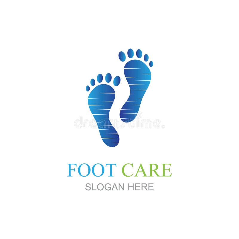 Foot Care Logo Design Concept Vector, Iconic Foot Logo Design Template ...