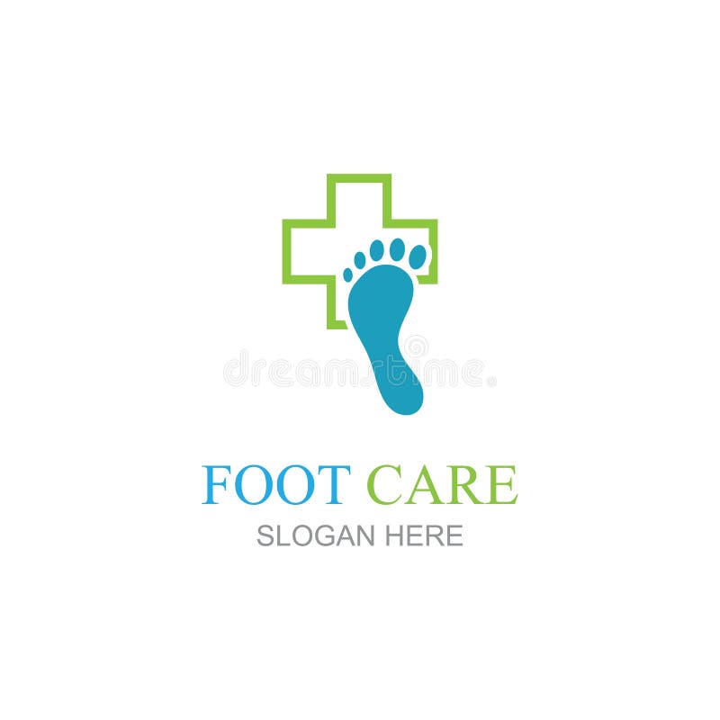 Foot Care Logo Design Concept Vector, Iconic Foot Logo Design Template ...