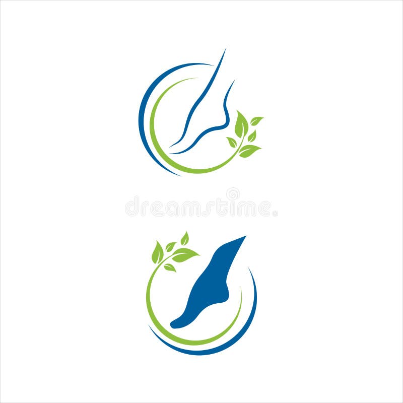 Foot Care Logo Template Vector Icon Illustration Stock Vector ...