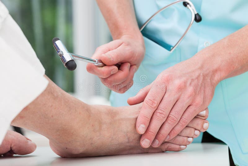 Foot examination stock photo. Image of internist, nurse - 35814358