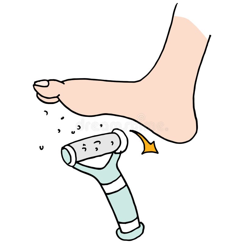 Foot Filing Stock Illustrations – 5 Foot Filing Stock Illustrations ...