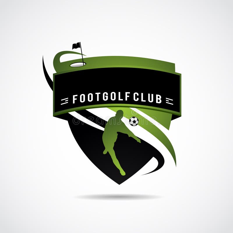 Foot Golf Logo Template. Vector Illustrator Eps.10 Stock Vector ...