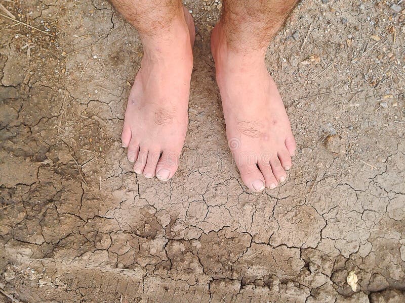 Foot stock photo. Image of arid, penurious, floor, fingers - 53487150