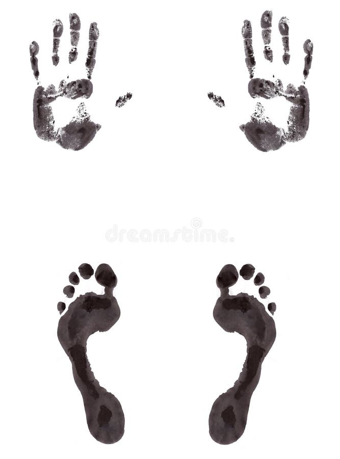 Footprint stock vector. Illustration of white, monochrome - 7155715