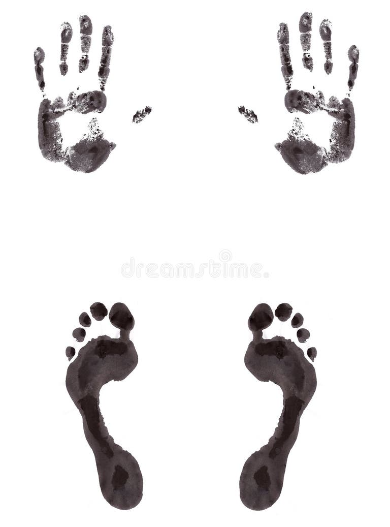 Footsteps Hand Stock Illustrations – 415 Footsteps Hand Stock ...