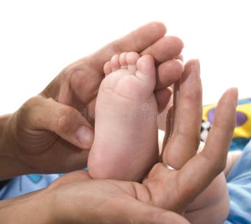 Foot in hands stock photo. Image of concepts, body, daughters - 20226164
