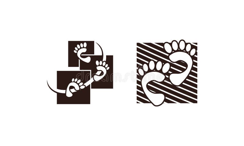 Foot Health Center Template Stock Vector - Illustration of clinic ...