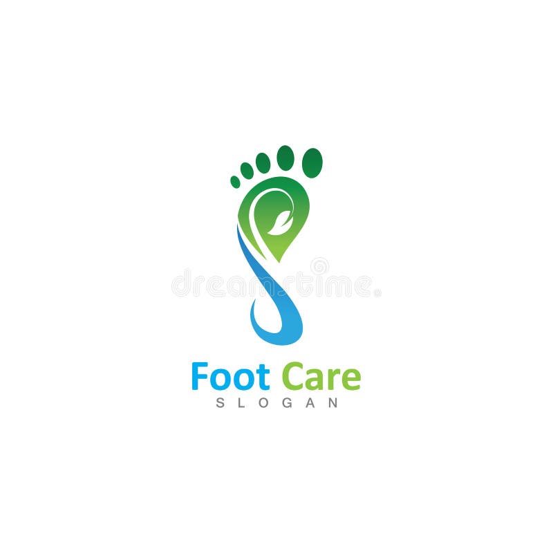 Foot Health Logo Template Design Vector, Emblem, Concept Design ...