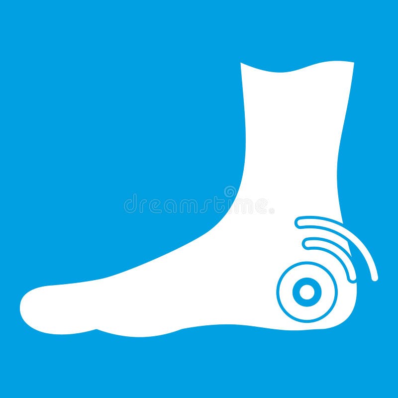 Foot heel icon isolated stock vector. Illustration of symbol - 90975005