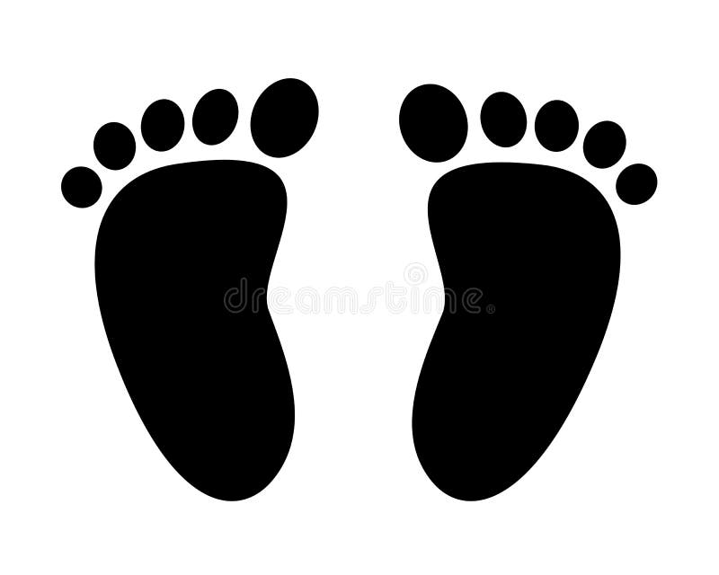 Foot icon stock vector. Illustration of print, design - 191065227