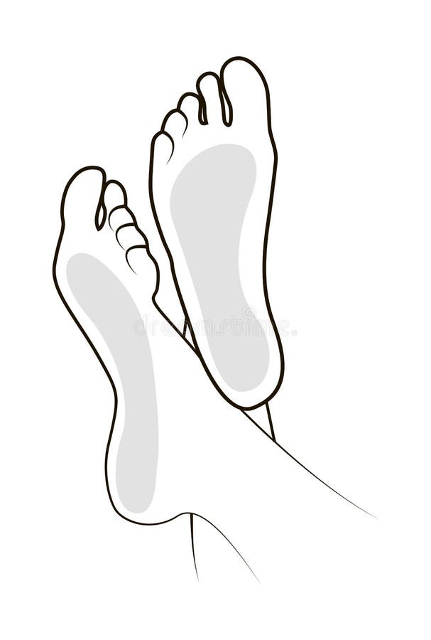 Foot illustration stock vector. Illustration of health - 57935098