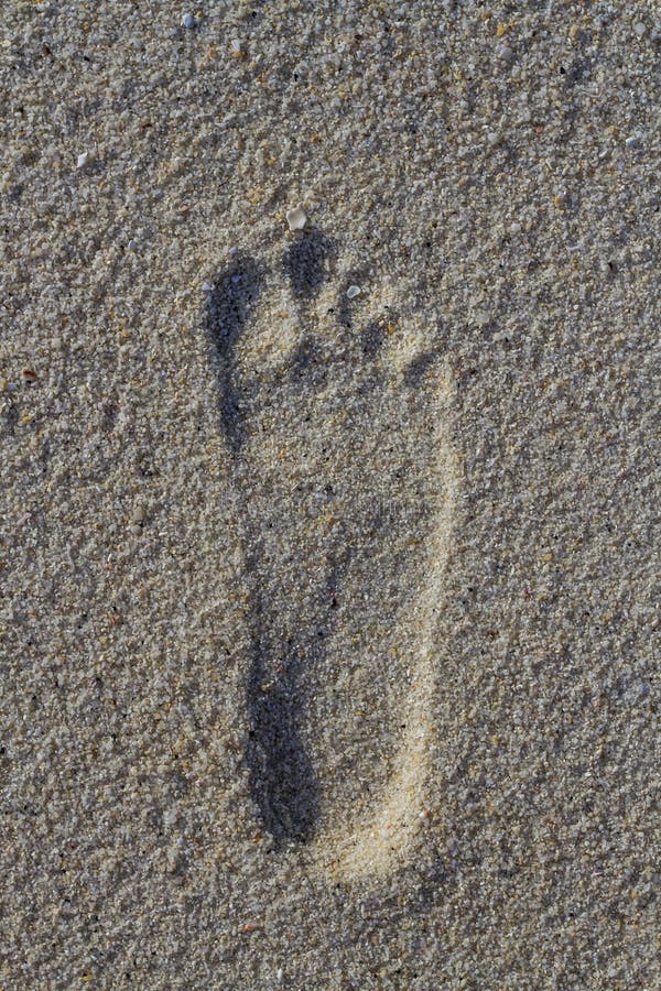 Foot imprint stock photo. Image of resort, coxed, multi - 92699618