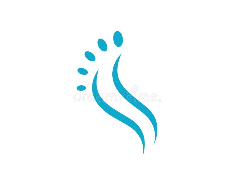 Foot Logo Template and Symbol Stock Vector - Illustration of hand ...