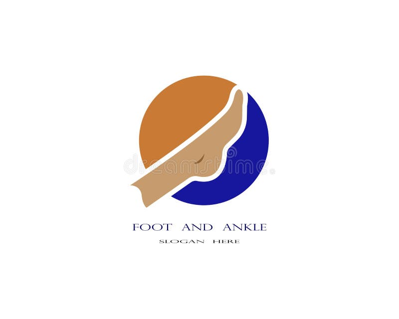 Foot Logo vector stock vector. Illustration of contour - 176084674