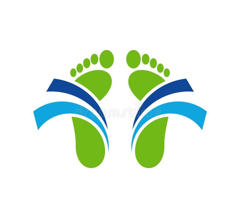Foot Logo Vector Template, Creative of Foot Logo Design Concepts Stock ...