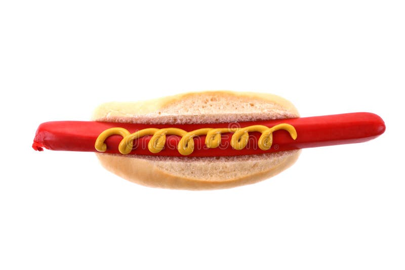 Foot long hot dog stock image. Image of closeup, american - 18162349